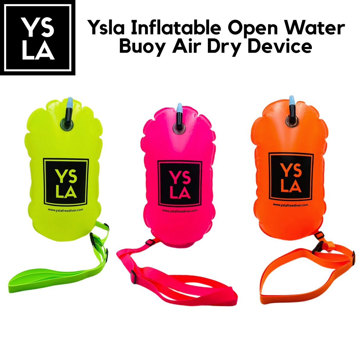 Ysla Inflatable Open Water Buoy Air Dry Device Buoy Tow Float for Tria ...