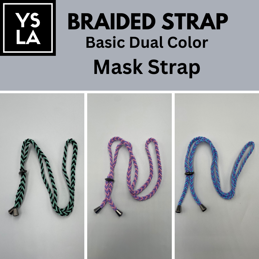 Braided Basic Dual Color Custom Diving Mask strap – Ysla Freediver Shop