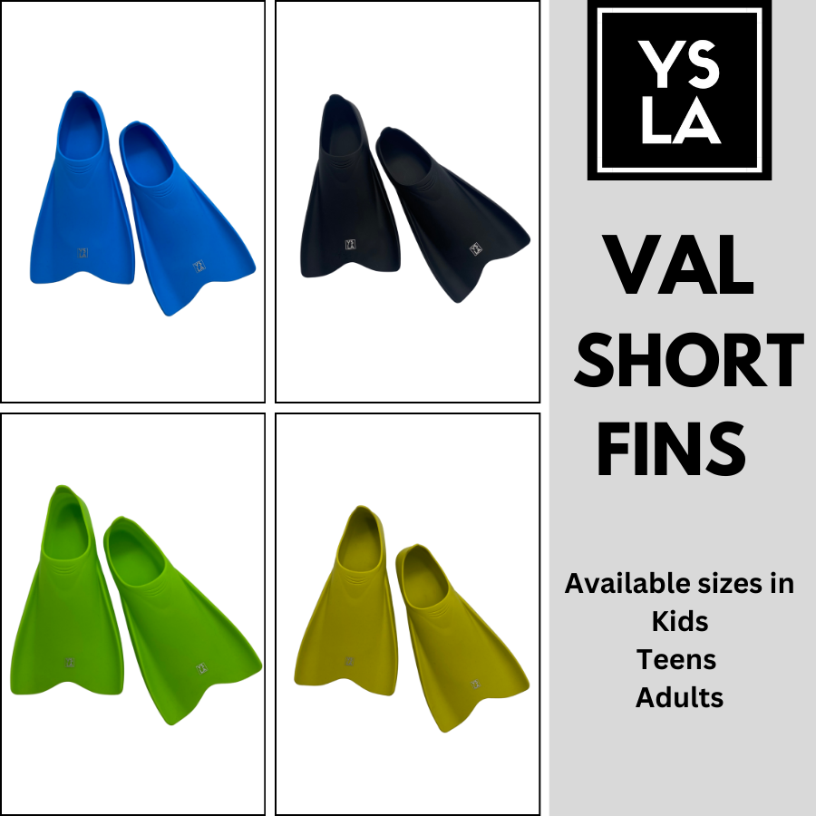 Val Short fins for Kids and Adults Training Fins Swimming Fins Diving ...