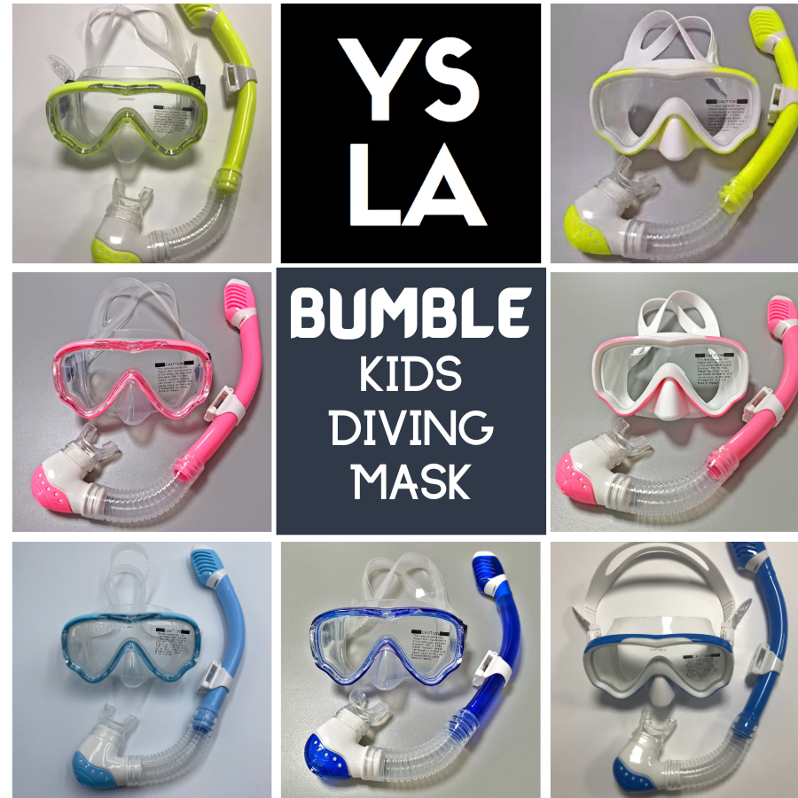 Bumble Kids Freedive Mask & Snorkeling Set for Children Kids Swimming ...