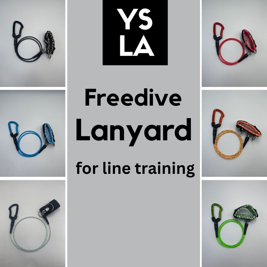 Ysla Boulk Freedive Safety Lanyard for Line Training Stainless Steel ...