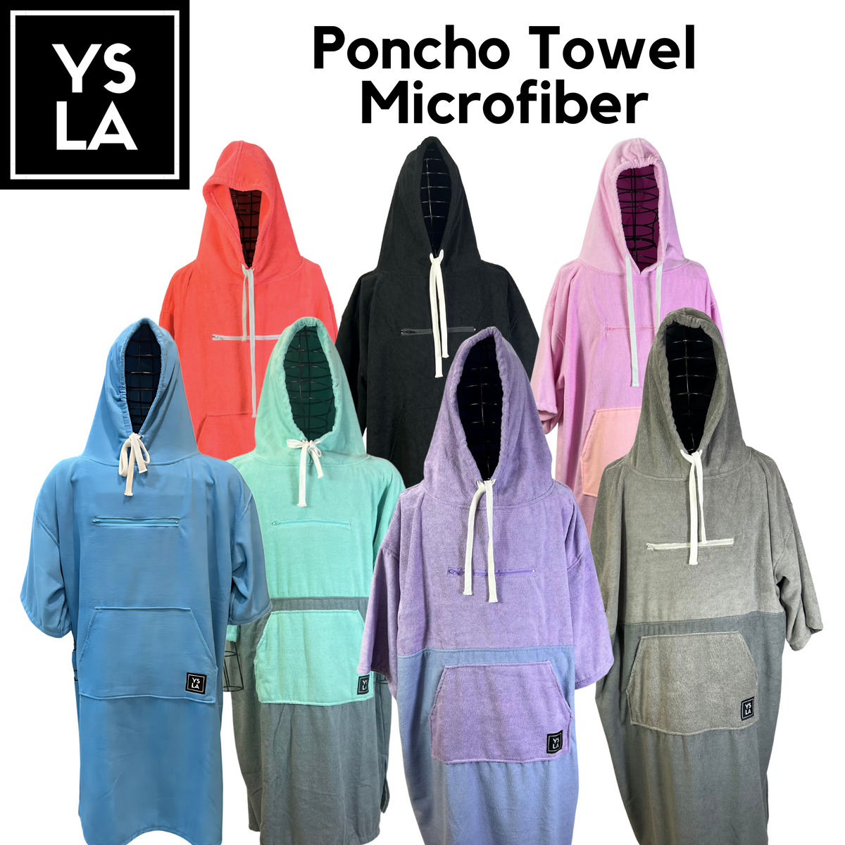 Maxi 250 GSM Quick Absorbing Beach Poncho Changing Robe Microfiber Tow ...