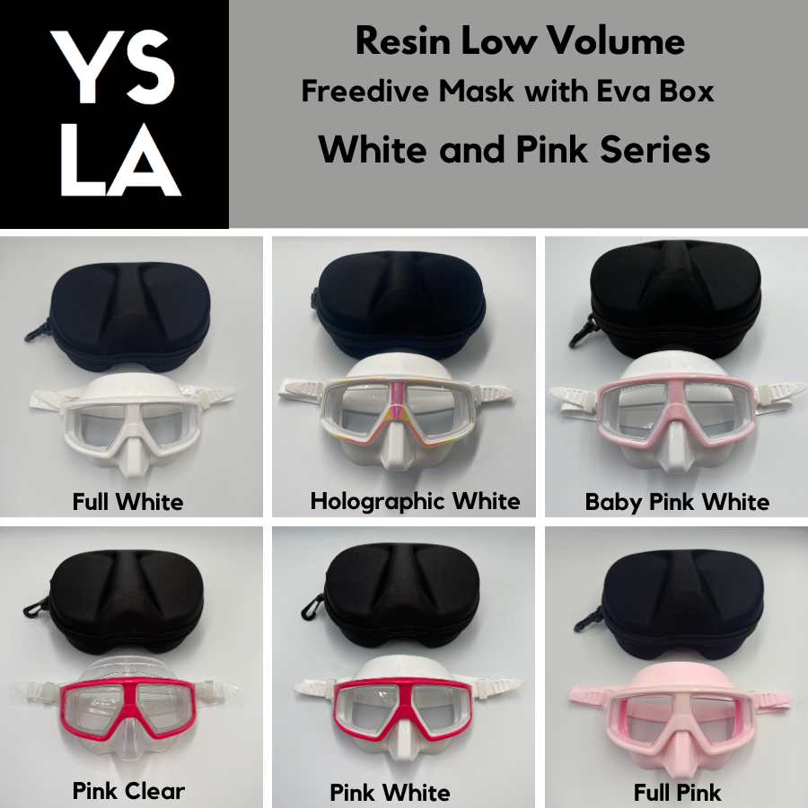 Resin Plastic Lens Low Volume Freedive Mask with Eva Box – Ysla ...