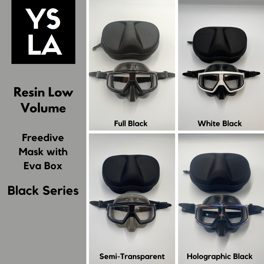 Resin Plastic Lens Low Volume Freedive Mask with Eva Box – Ysla ...