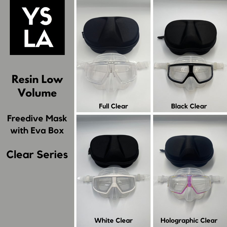 Resin Plastic Lens Low Volume Freedive Mask with Eva Box – Ysla ...