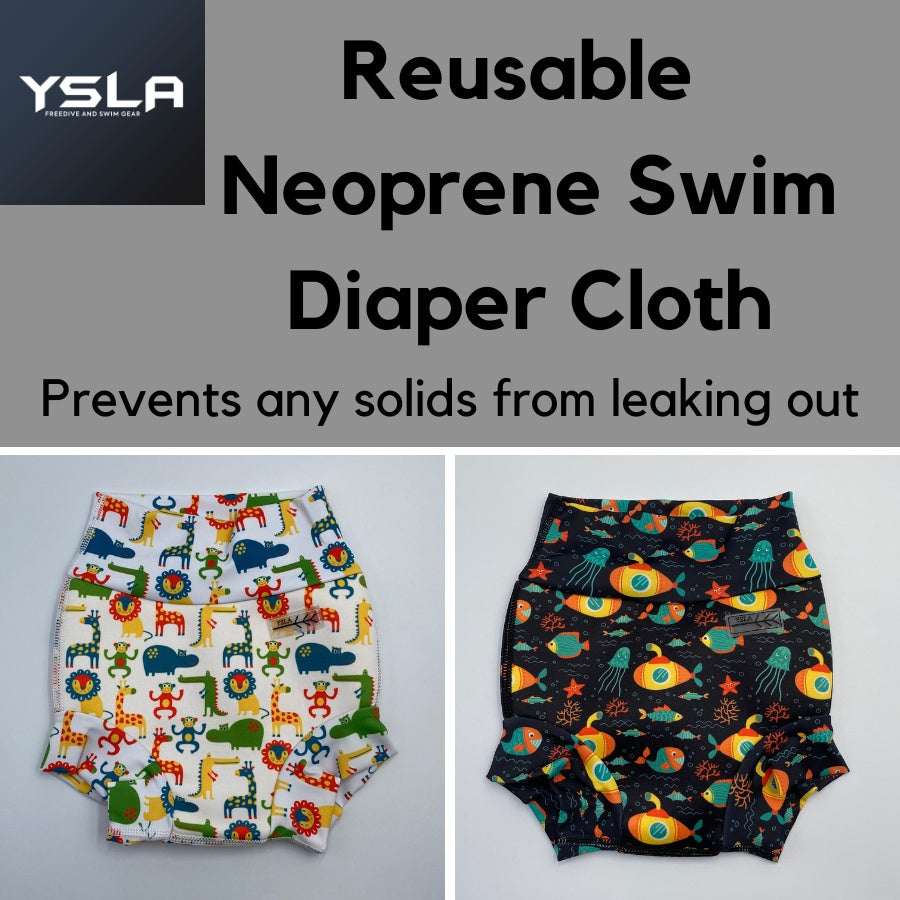 Reusable Neoprene swim diaper cloth Swim Nappy diaper – Ysla Freediver Shop